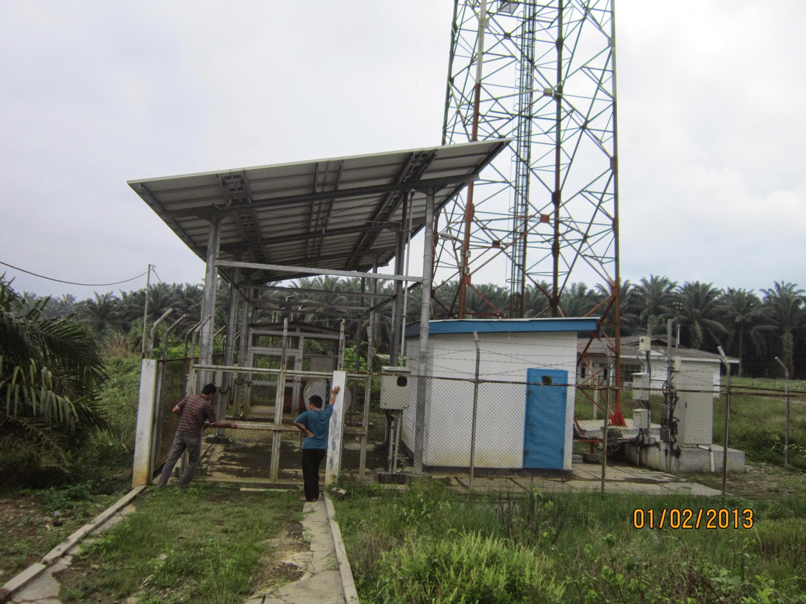 STANDBY BATTERY: Solar Power BTS Telkomsel