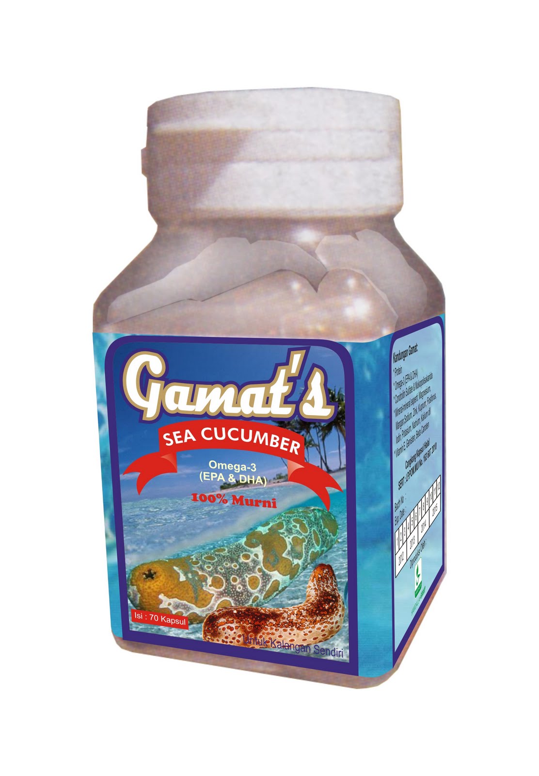 Hasil Penelitian Beberapa Jenis Gamat's | HAMDALLAH GROUP