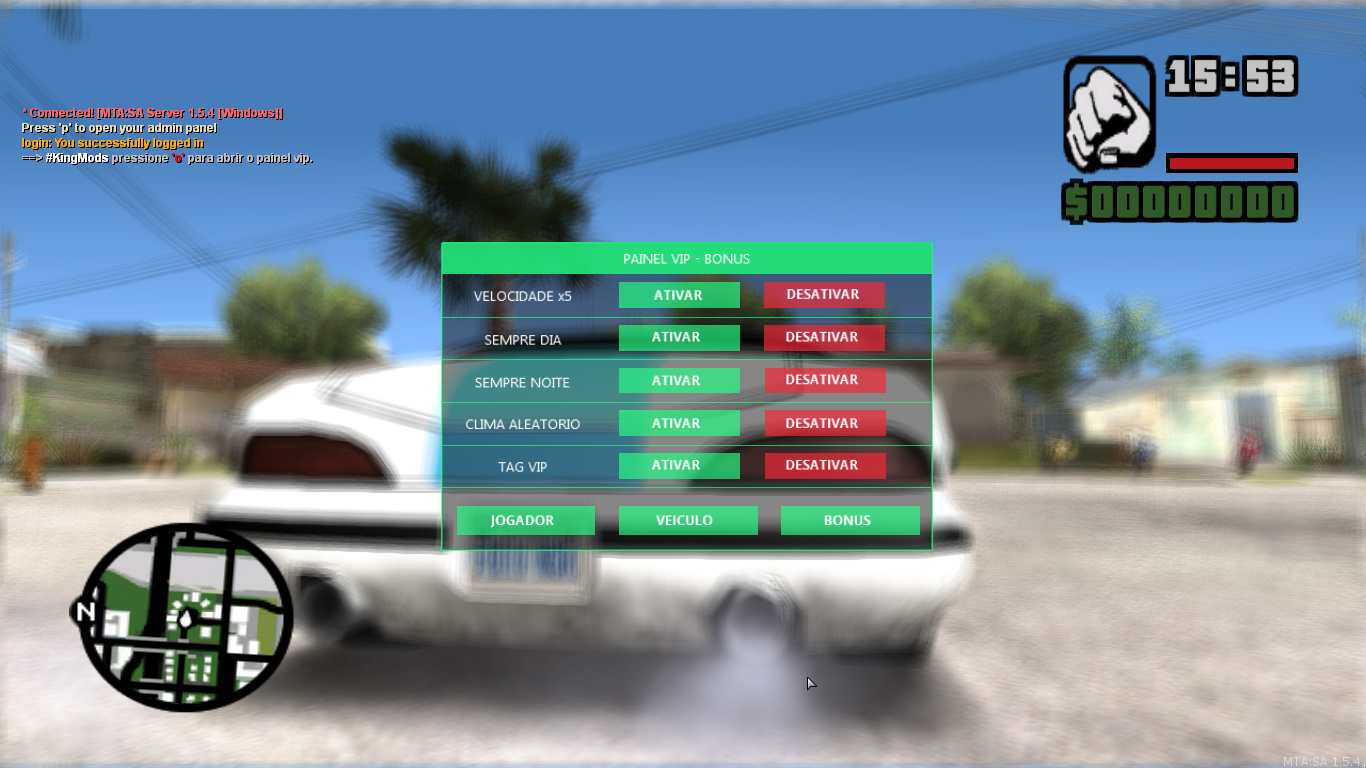 PAINEL DE CARRO + VIP - MTA Brasil