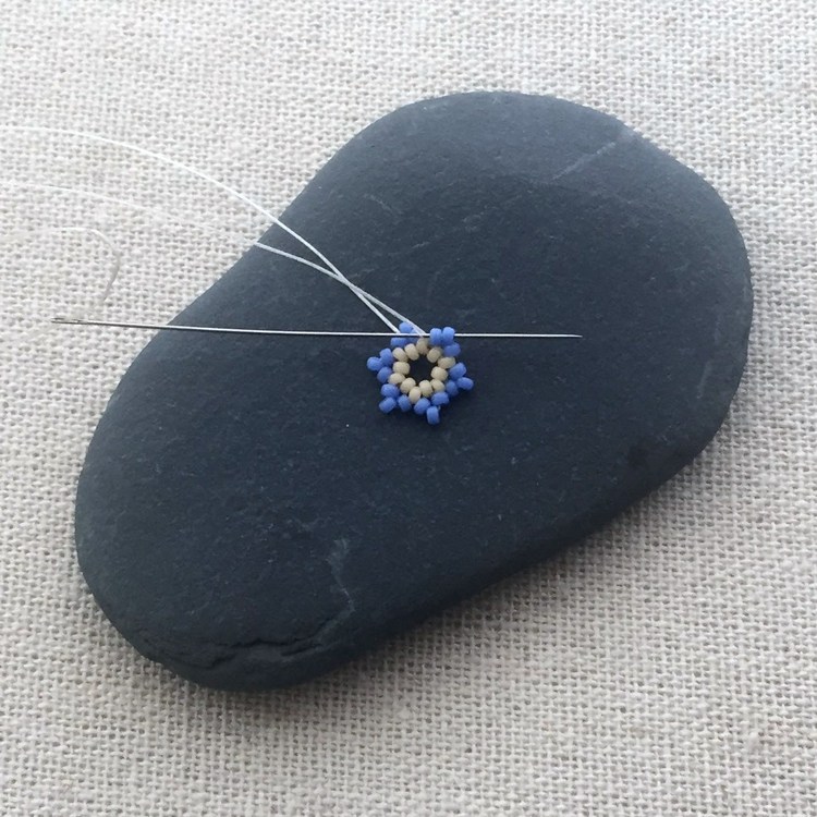 Lisa Yang Jewelry : Fancy Beaded Mandala Pendant with Circular Netting ...