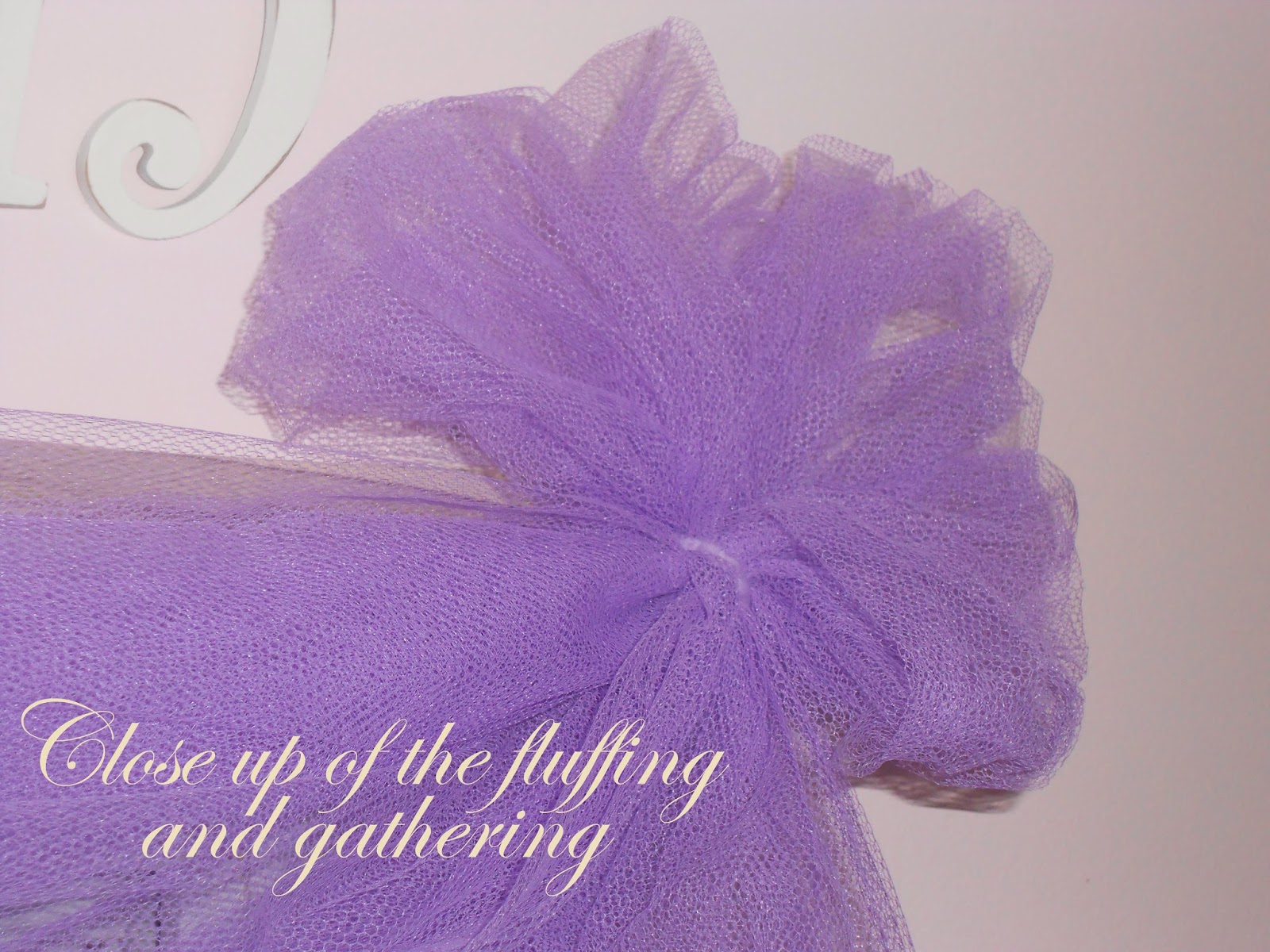 DIY Easy No Sew Tulle Swag Curtain - Outnumbered 3 to 1