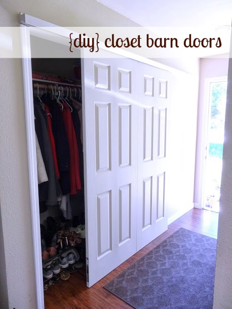 {DIY} Closet Barn Doors | Schue Love