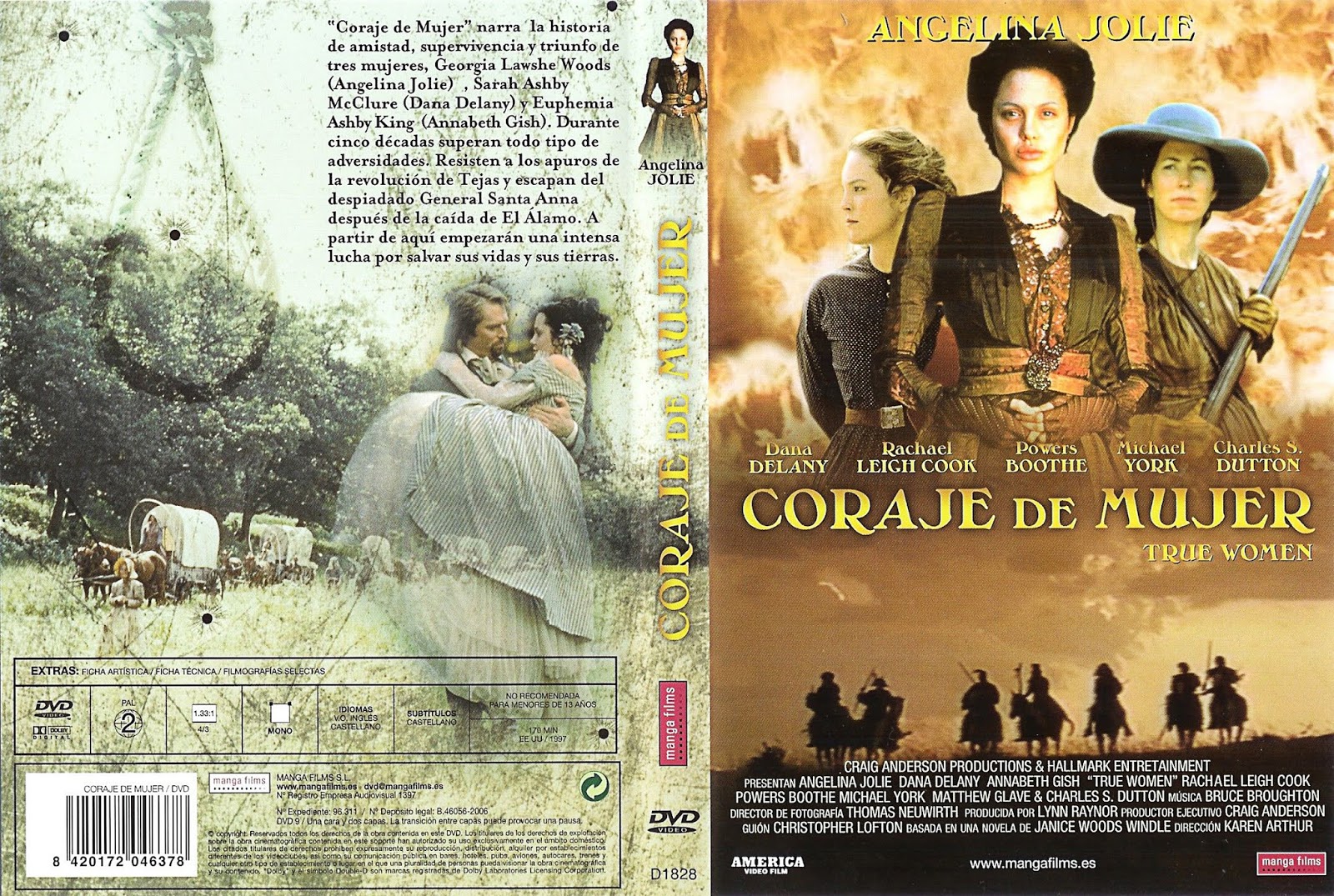 Caratulas y etiquetas: Coraje de mujer