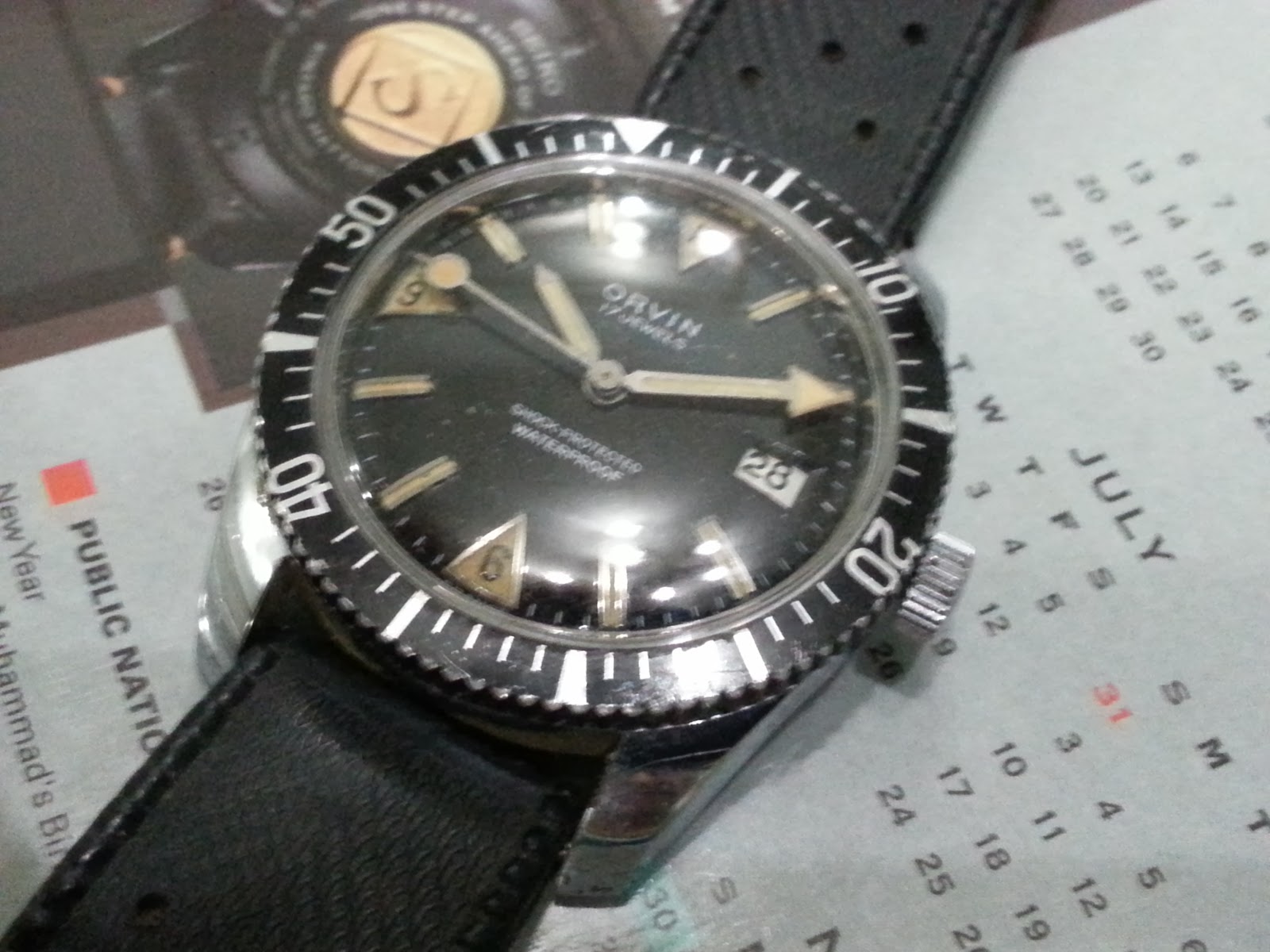 JACK'S TREASURE CHEST OF TIME PIECES: AUTHENTIC VINTAGE FRANCE ORVIN BY ...