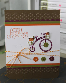 The Plains Stamper: Pumpkins moving forward birthday for Holly