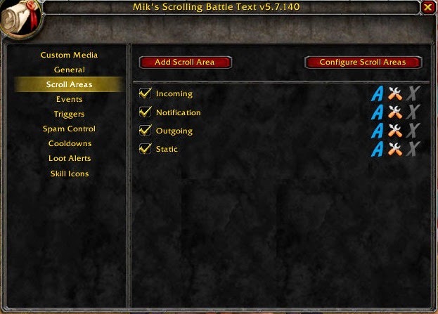 Addon del día.: Addon del día: Mik's Scrolling Battle Text.
