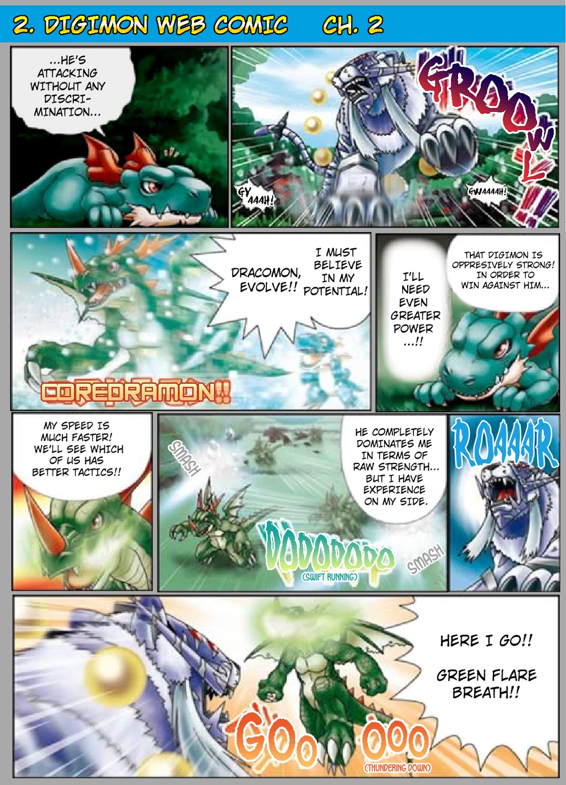 Digimon WEB Comic! Edição 2 (デジモン WEB コミック！ 第2版)