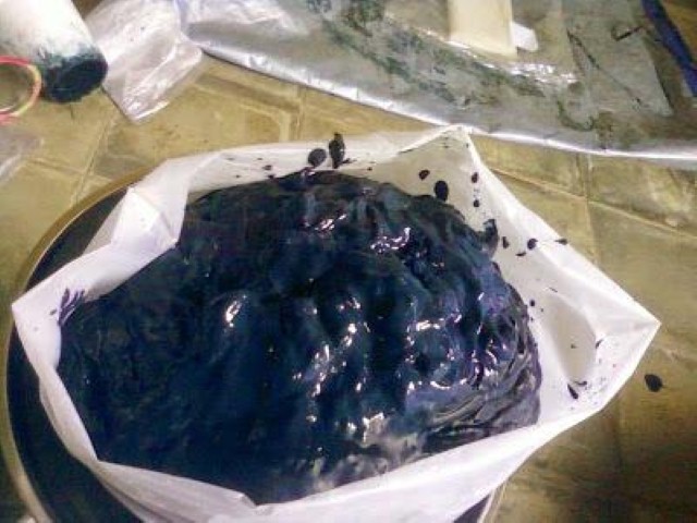 Jual Pewarna Alami Indigo Pasta + Resep dan teknis penggunaannya