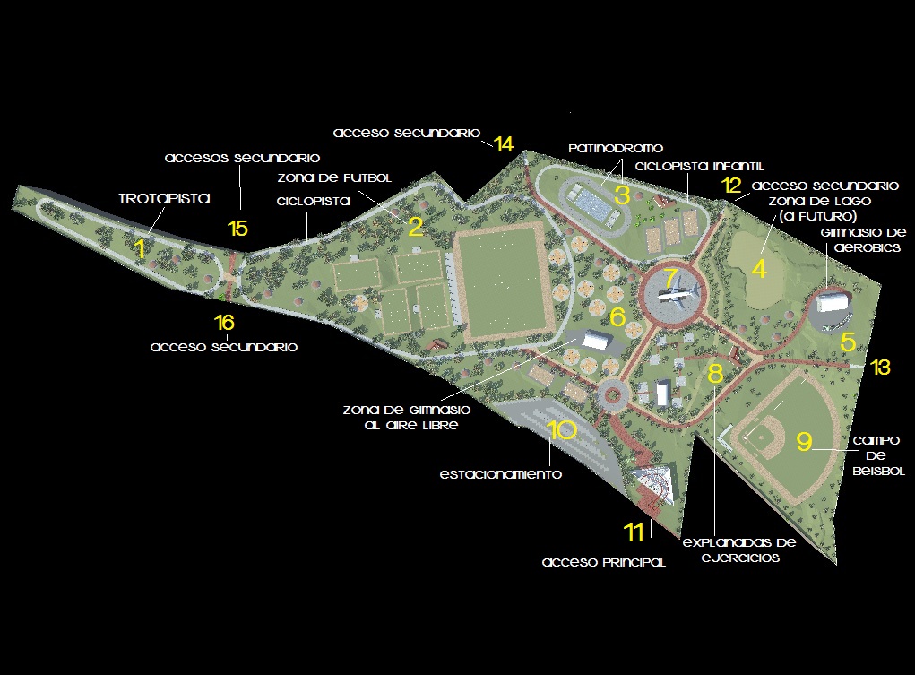 Arq. Gabriela Mejía - Arq. Ángel García: Parque Bicentenario