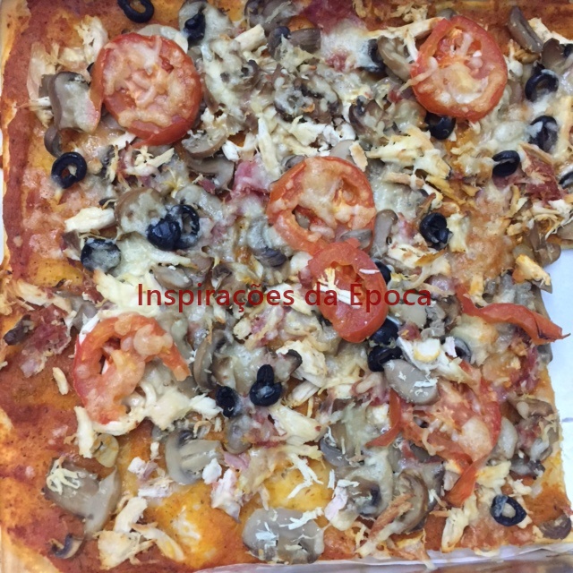 Pizza de Frango - Inspirações Da Época