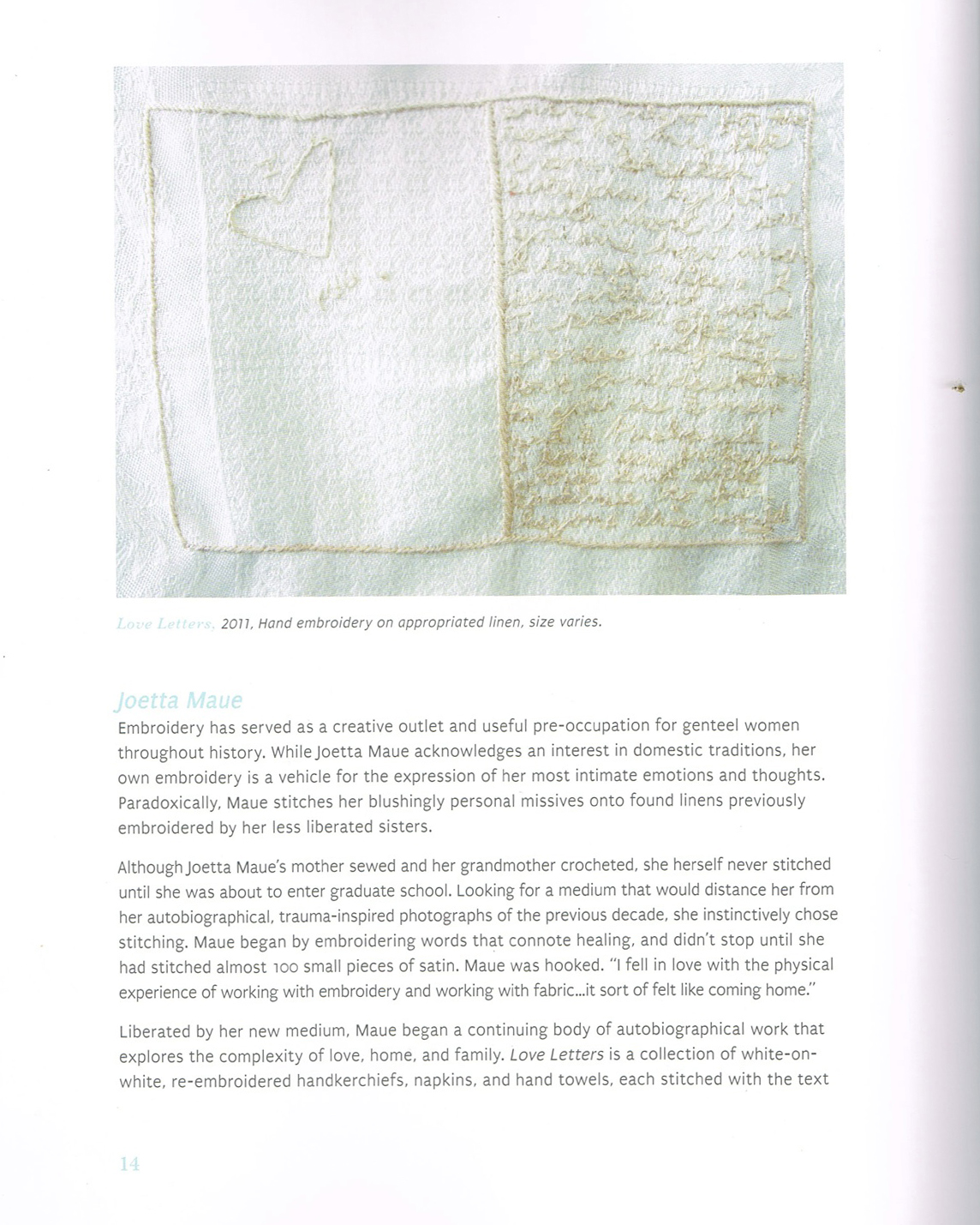 Joetta Maue: self-fabricated words...