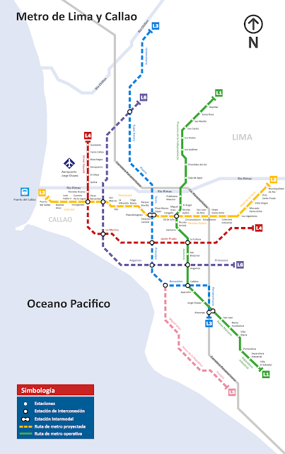Metro de Lima (Horizonte 2025): Red Futura al 2025 - Metro de Lima y ...