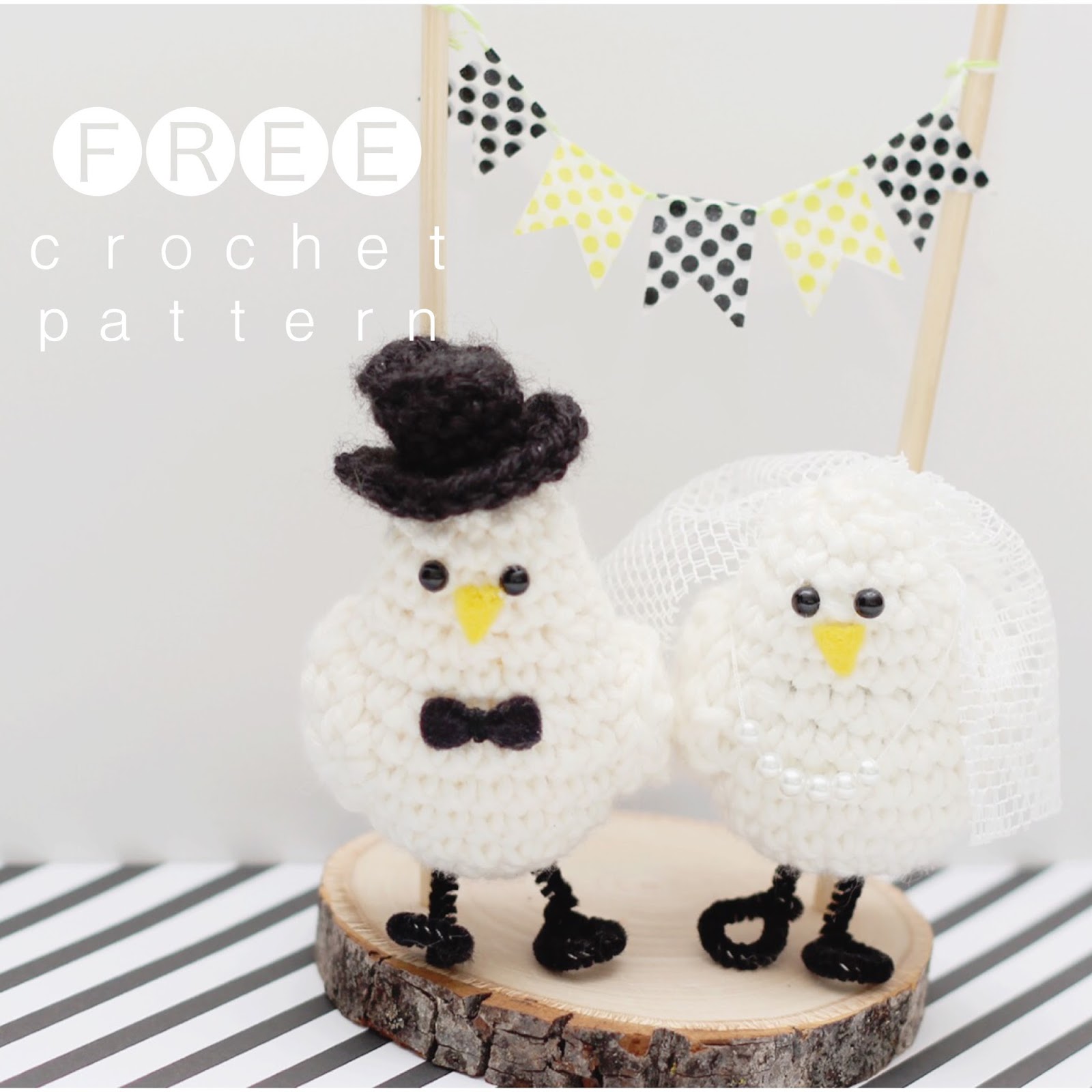 In Karapoozville: Love Birds FREE crochet pattern