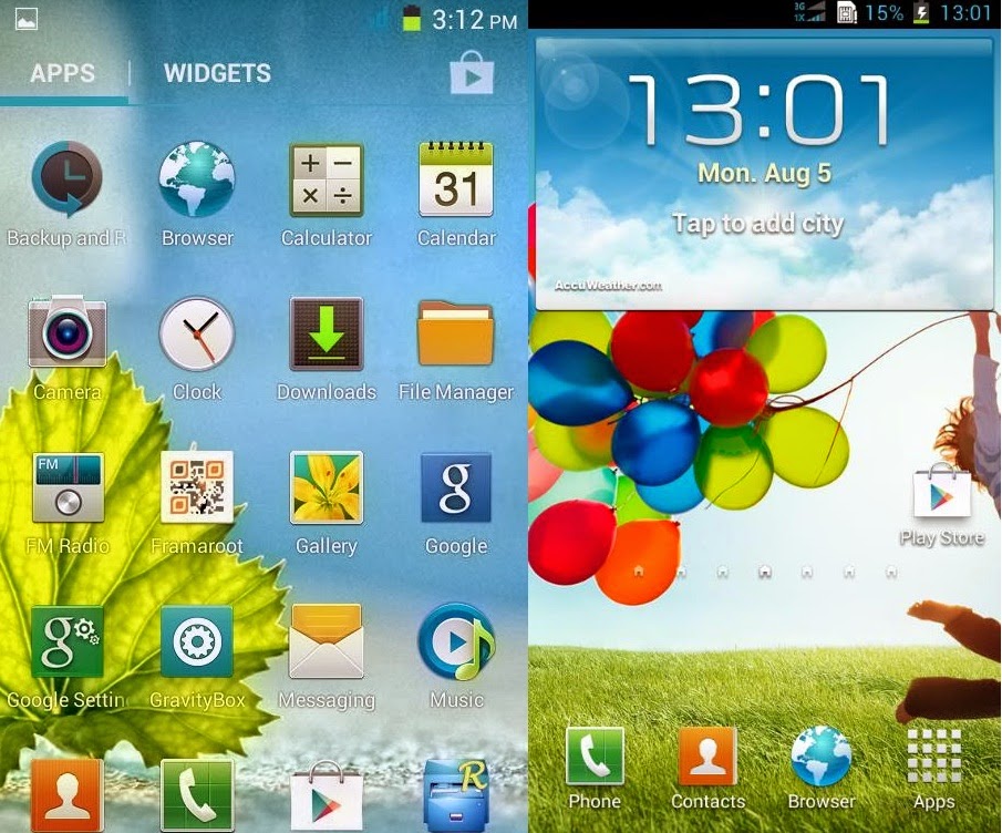 Boecah Ndableg: Custom Rom ADVAN S5E - SAMSUNG GALAXY S4