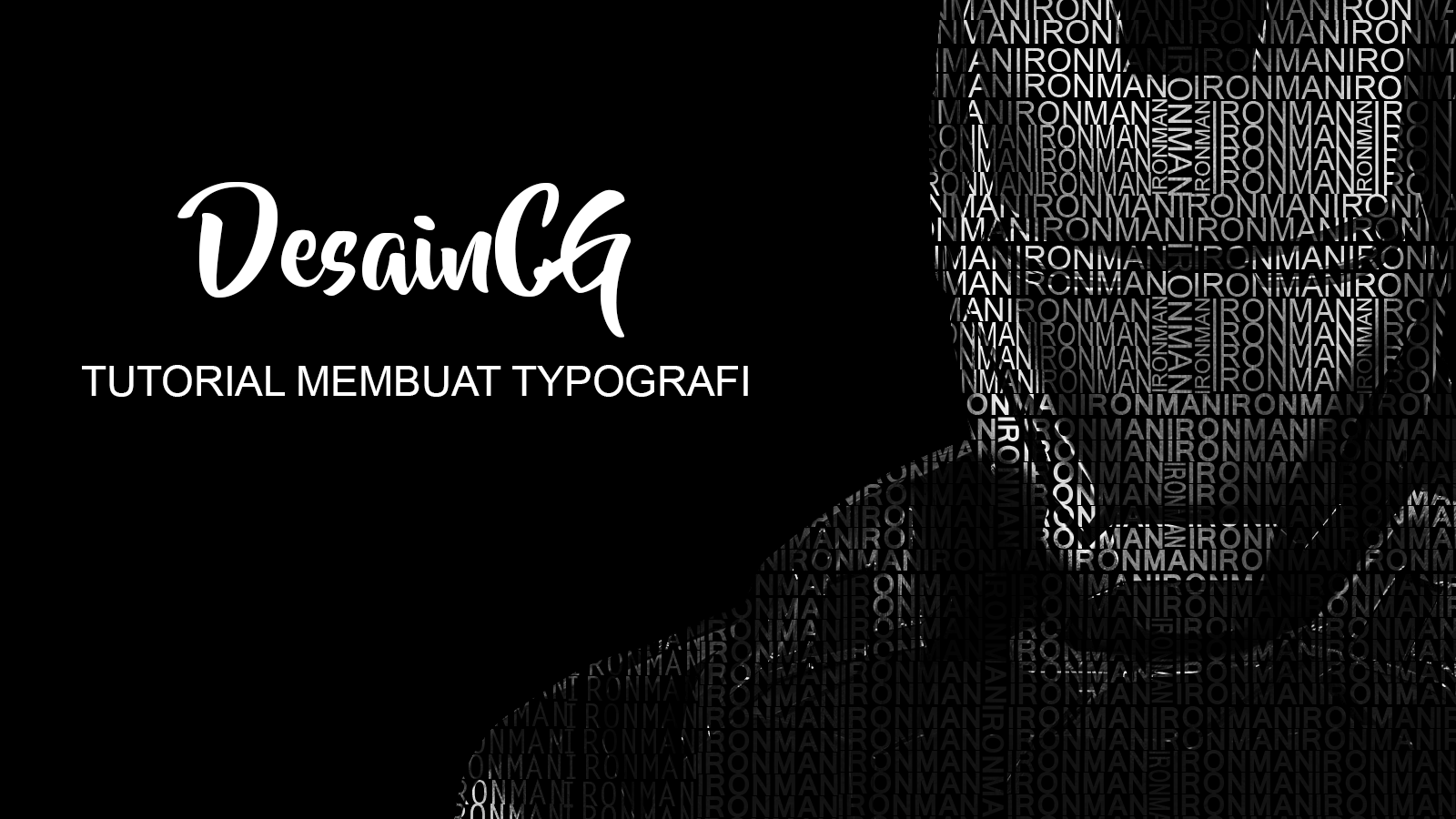 4 Langkah Mudah Untuk Membuat Typografi di Photoshop - DesainCG
