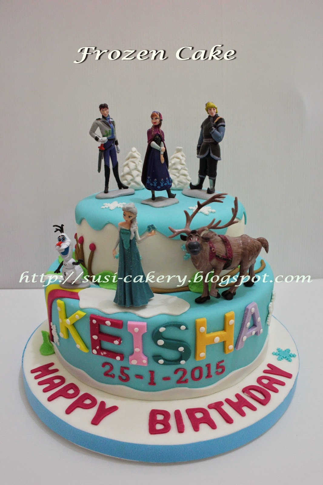 Susi Cakery: Frozen cake for Keisha