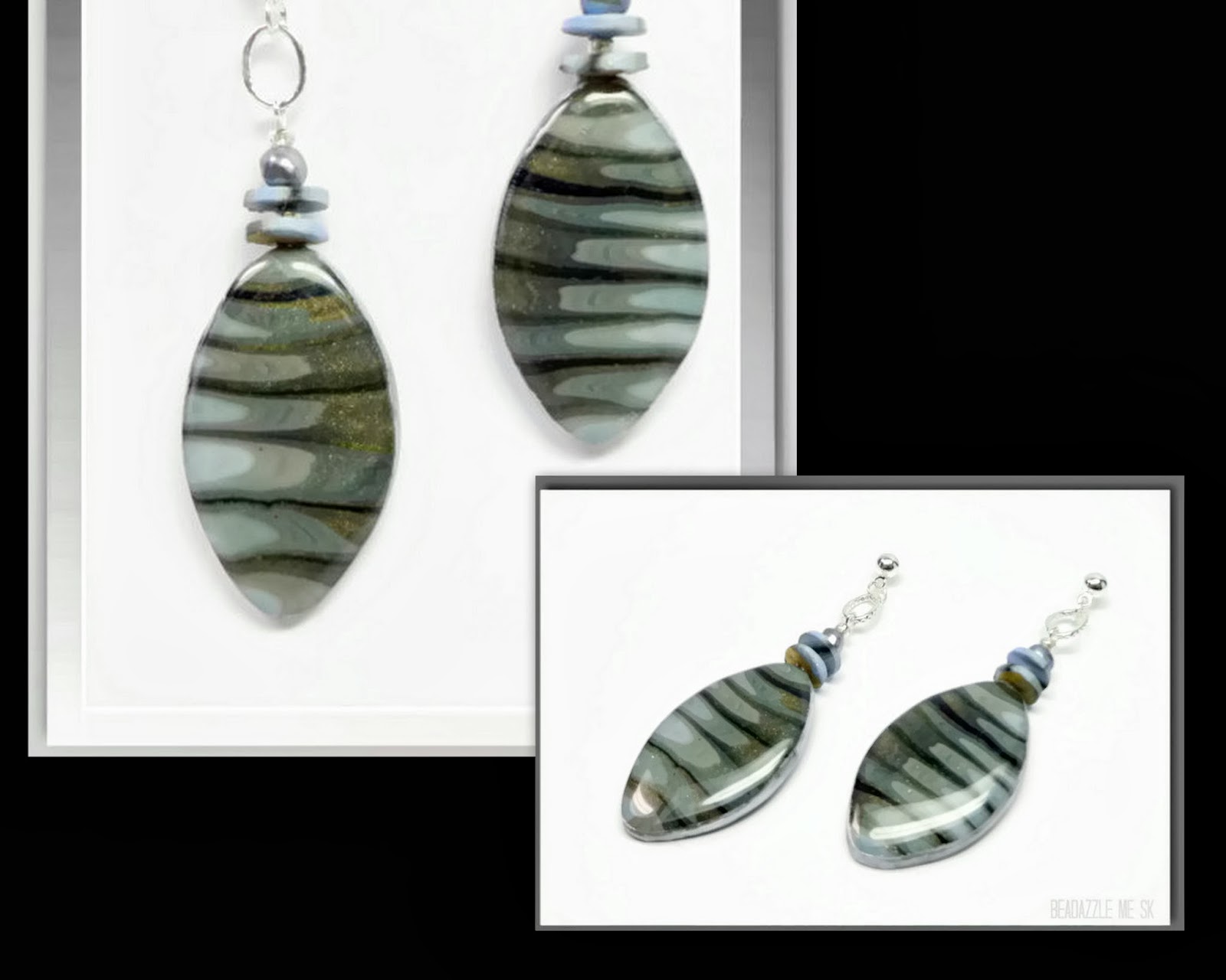 Beadazzle Me Polymer Jewelry: Shades of Gray: Polymer clay