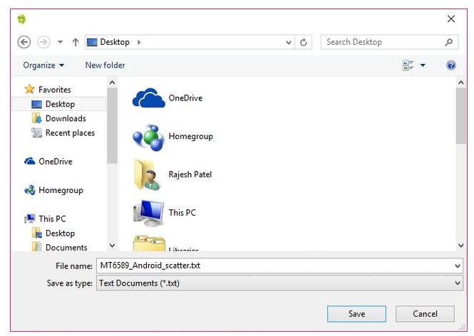 Cara Membuat File Scatter pada HP berbasis MTK