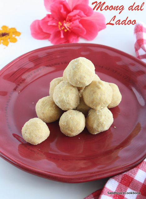 Sandhiya's Cookbook: Nei Urundai | Moong Dal Ladoo | Pasi Paruppu Laddu