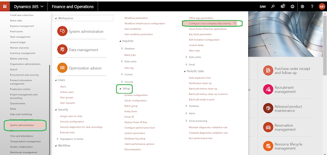 How To Enable Cross Company Data Sharing In Dynamics 365