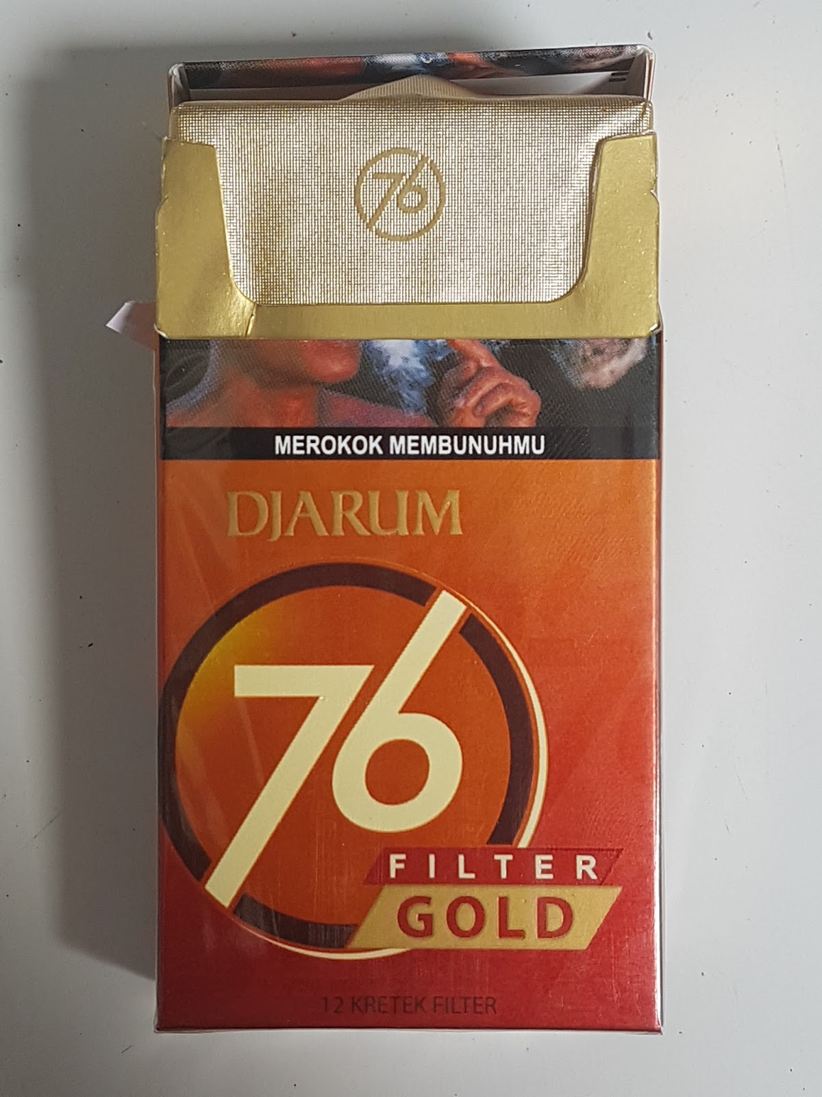 Djarum 76 Filter Gold, Inovasi SKM Full Flavor Pertama dari Djarum 76