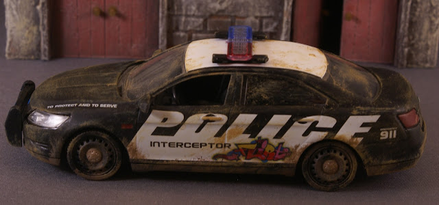 Miniature Mayhem: The Police Cars Weather the Zombie Storm