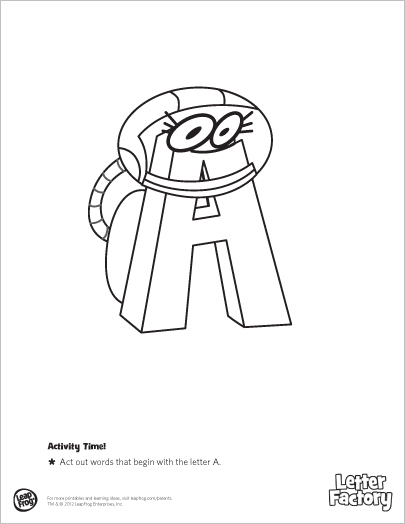 Letter Factory Coloring Book | S.O.S. Mom