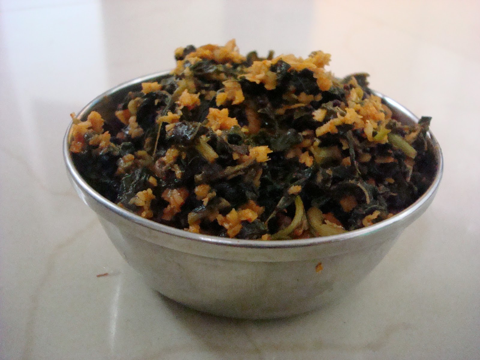 Shalu's Kitchen.com: Basale Soppu Palya