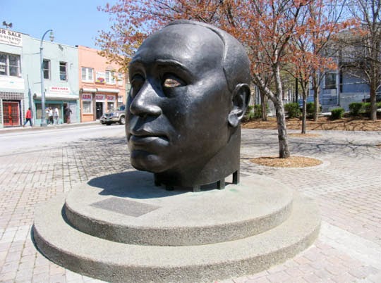 The Dobbs Family Tree: John Wesley Dobbs Statue, Dobbs Plaza