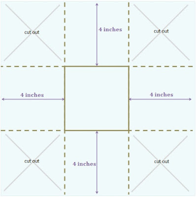 Explosion box (4 inch cube) - tutorial
