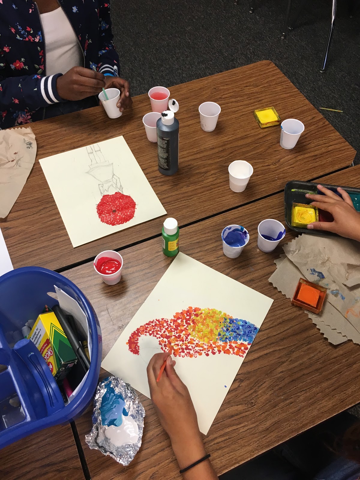 the ART of learning: Pointillism