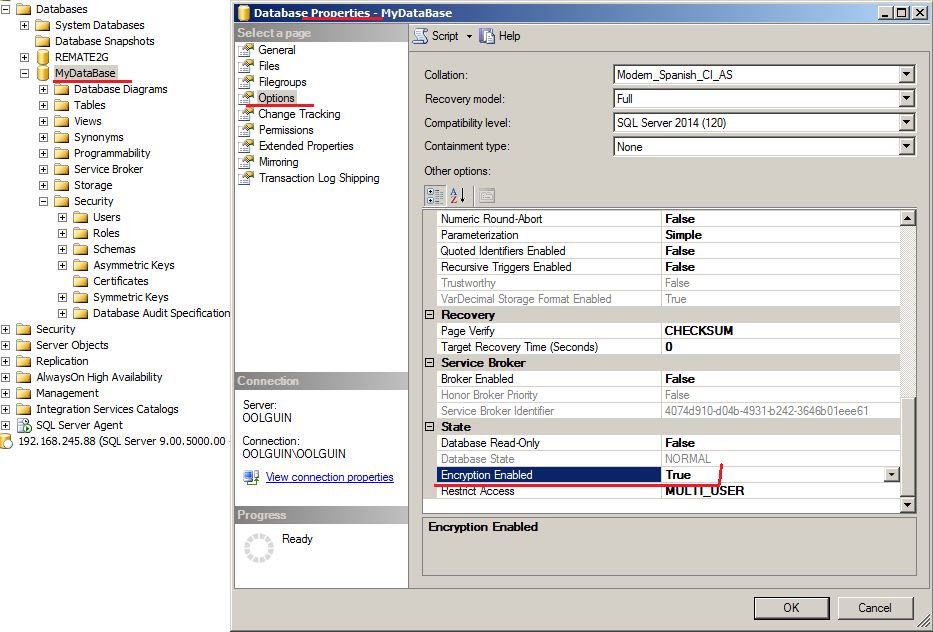 Sql Server 2014 Tde Encriptar Base De Datos