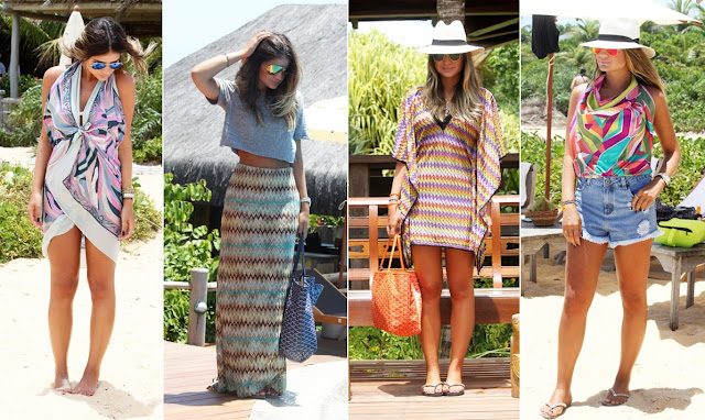 Glam and Fashion: Looks de praia!