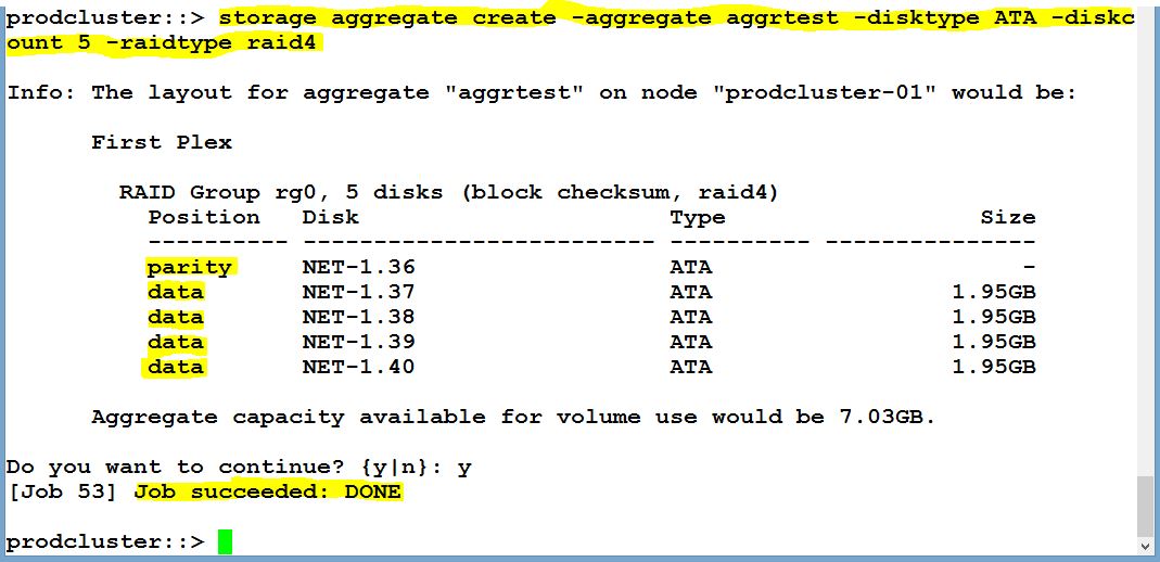Remote Infrastructure Management: NETAPP ONTAP 9 RAID TEC CONFIGURATION