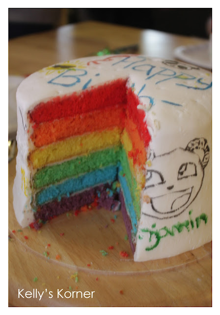 Kelly's Korner: Rainbow Birthday Party