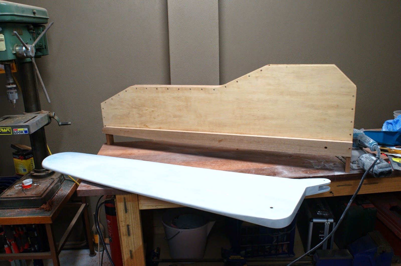 Suzy's Blog: More centerboard work, plus centerboard case