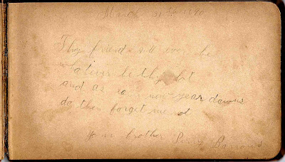 Heirlooms Reunited: 1890s Autograph Album of Oliver Otis Barrows of ...