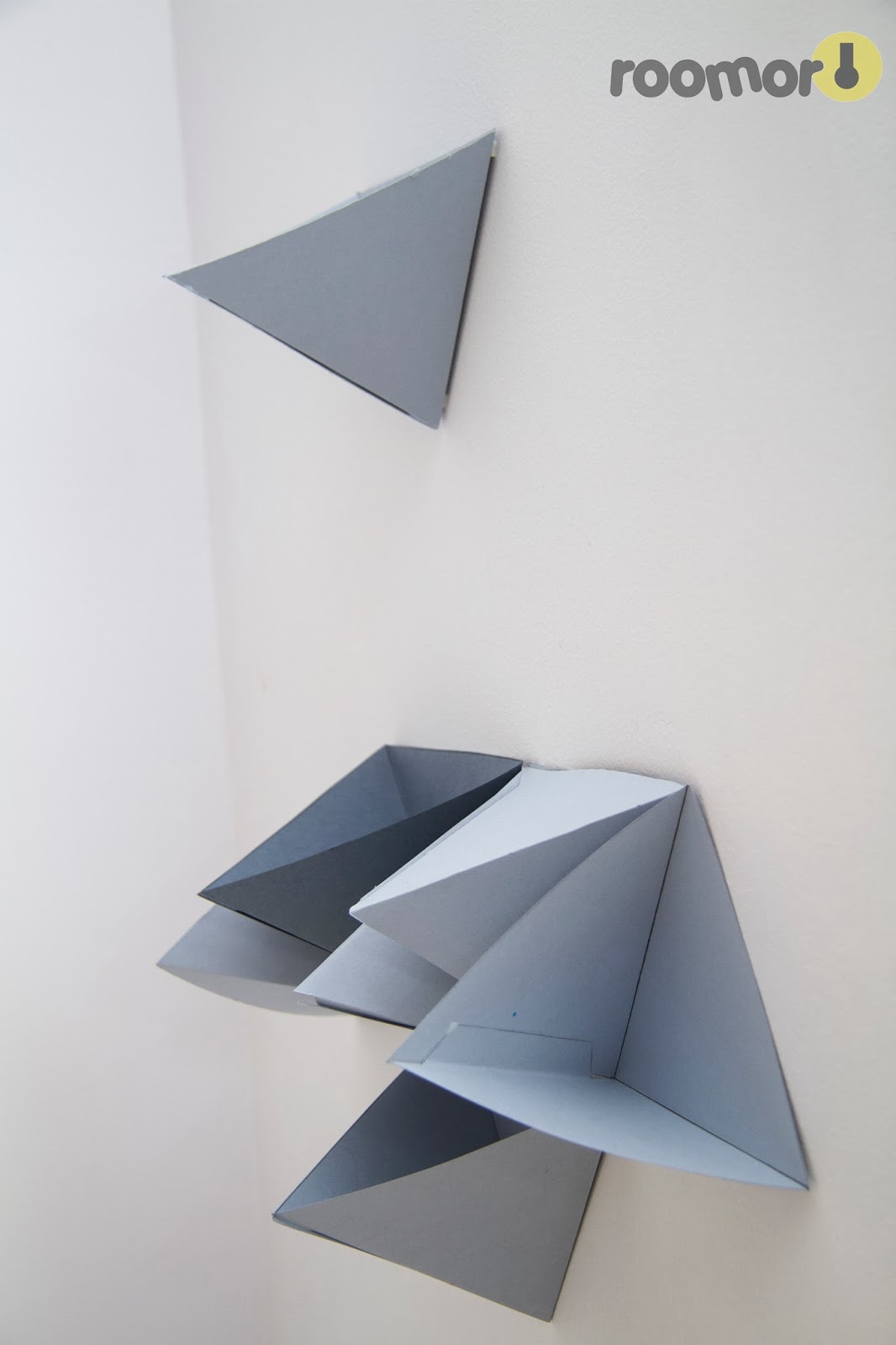 roomor!: Kieszonki ścienne - DIY/ Paper wall pockets - DIY