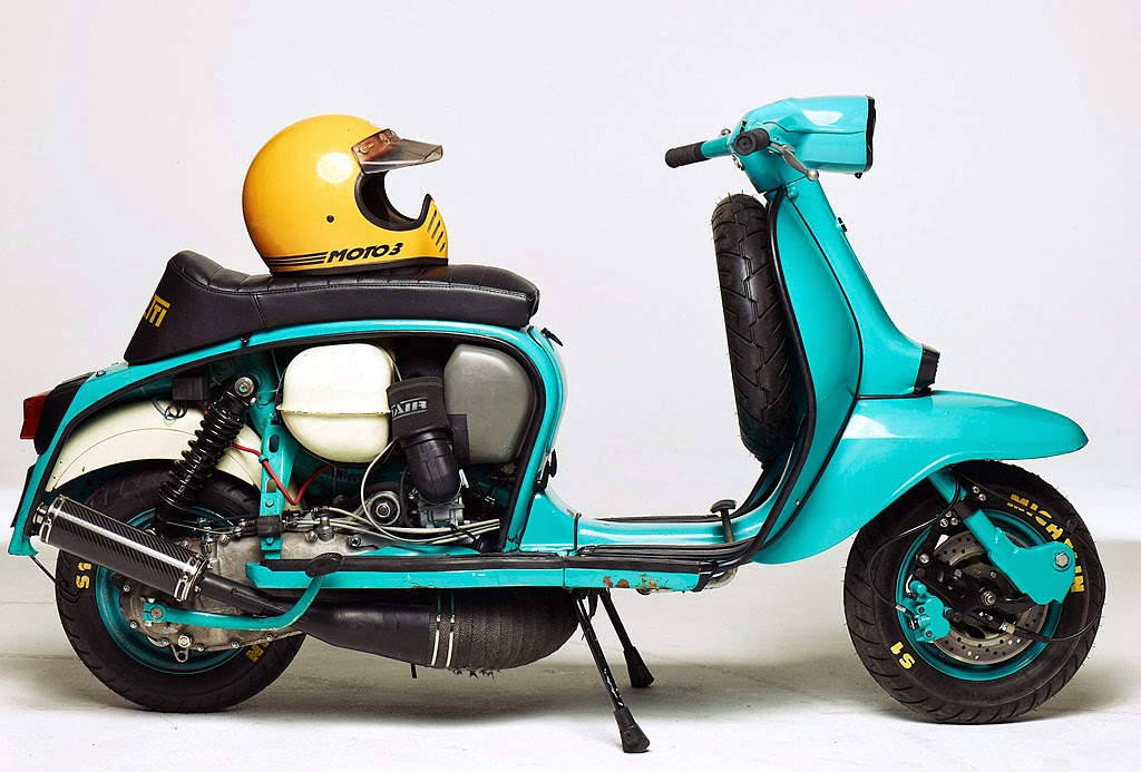 Lambretta "Blue Ashtray" by Marian Sell - Lsr Bikes