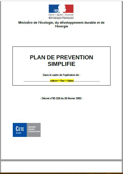 Télécharger gratuitement deux (02) modèles de PLAN DE PREVENTION HSE ...
