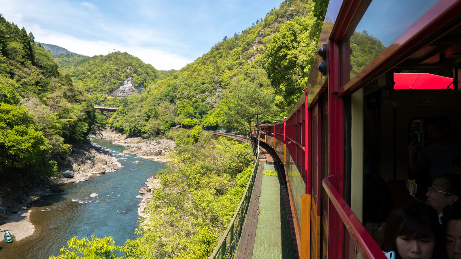Sagano Scenic Railway/Sagano Torokko (Sagano Romantic Train), Arashiyama