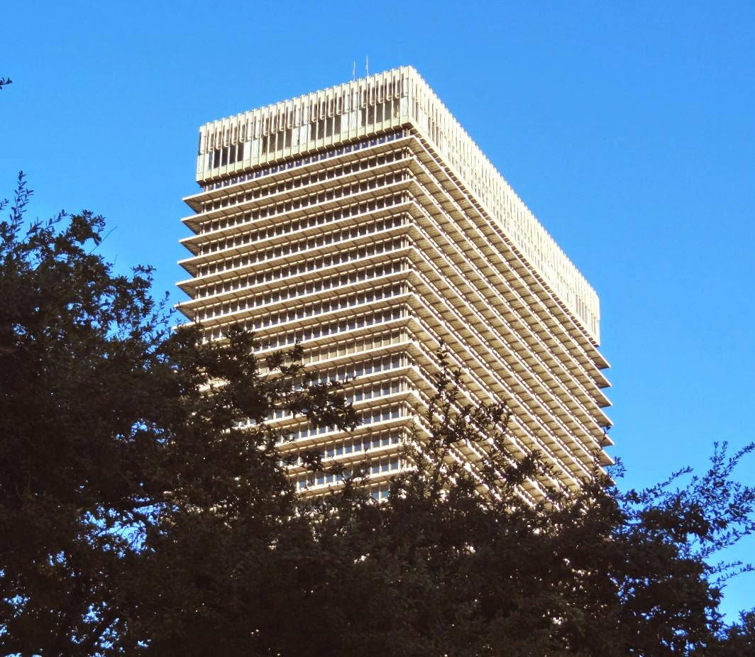 Houston in Pics: Office Tower rejuvenation: 800 Bell f/k/a Exxon Buildi