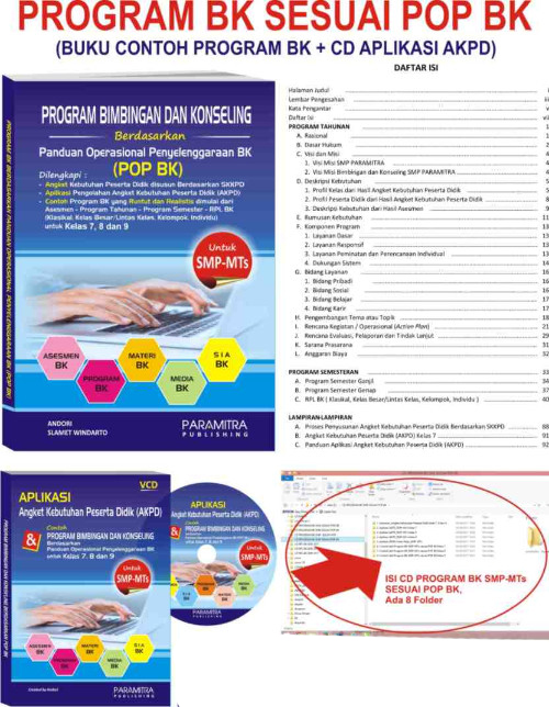 GALERY BUKU BIMBINGAN KONSELING: PROGRAM BK SMP SESUAI POP BK