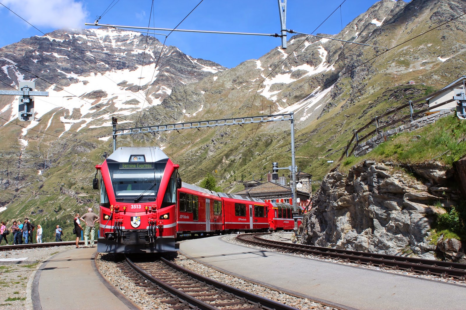 A charming train journey: the Bernina Express from Switzerland into ...