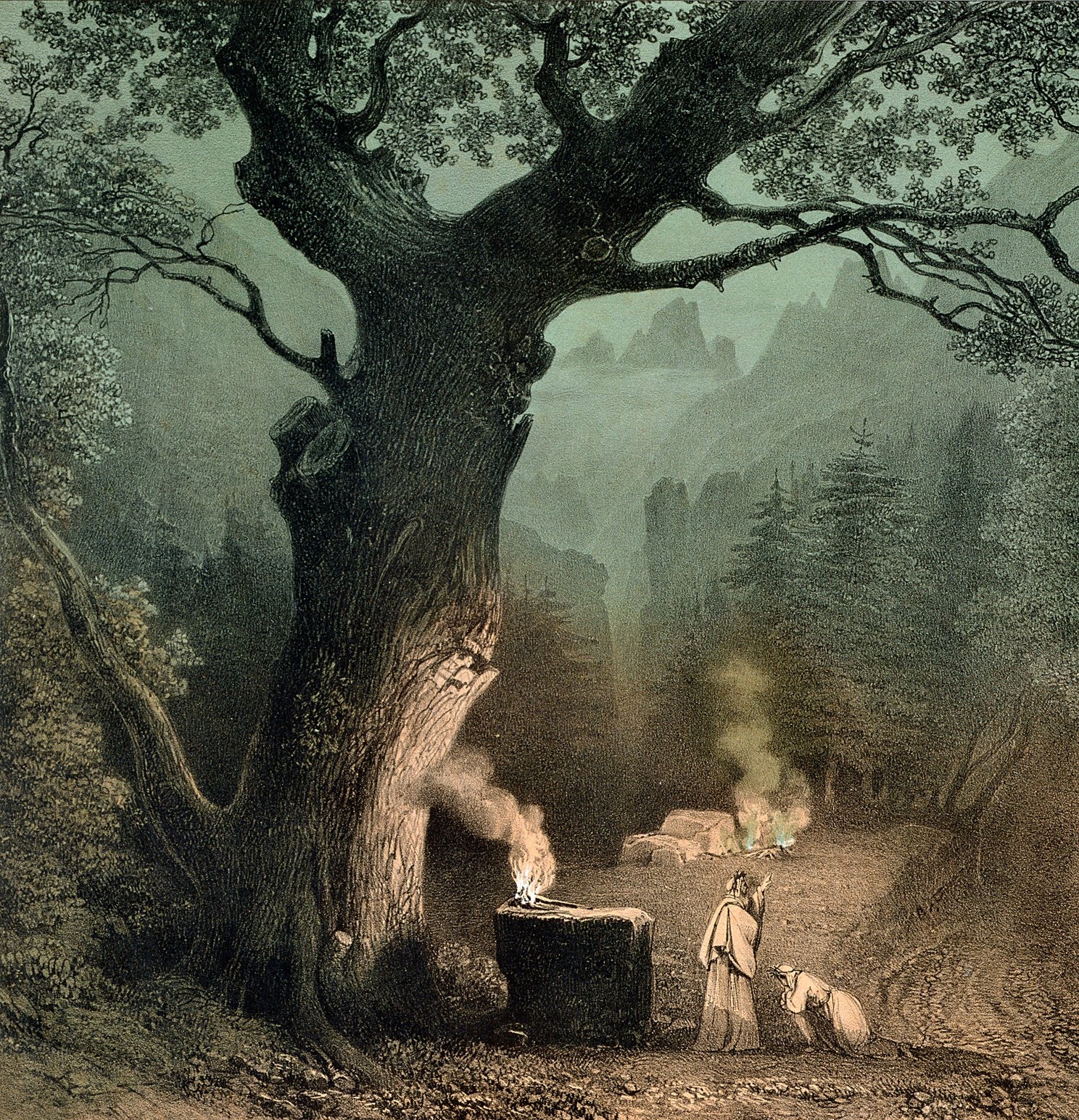 ARBOLESCENCIAS TELÚRICAS: NEMETON : SANTUARIO SAGRADO DEL CULTO CELTA