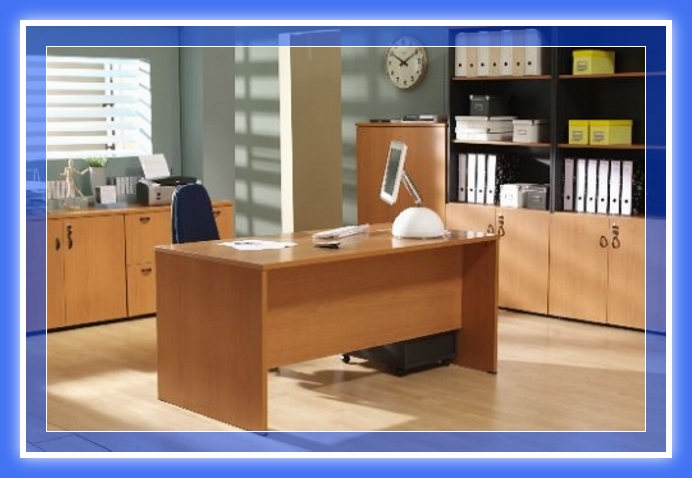 Escritorio-Pc de melamina madera diseños modernos