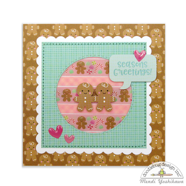 Doodlebug Design Inc Blog: Washi Tape Challenge: Christmas Cards by Mendi