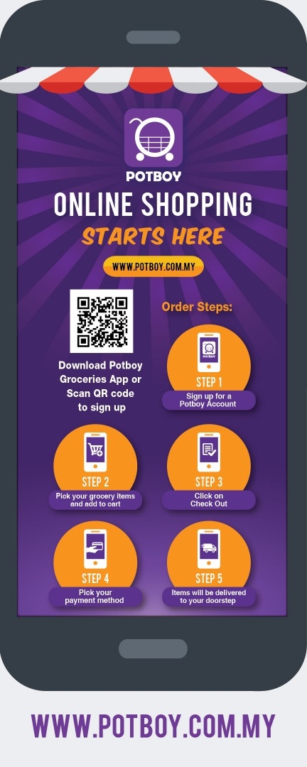 Potboy Groceries Rintis Jualan Online To Offline (O2O)