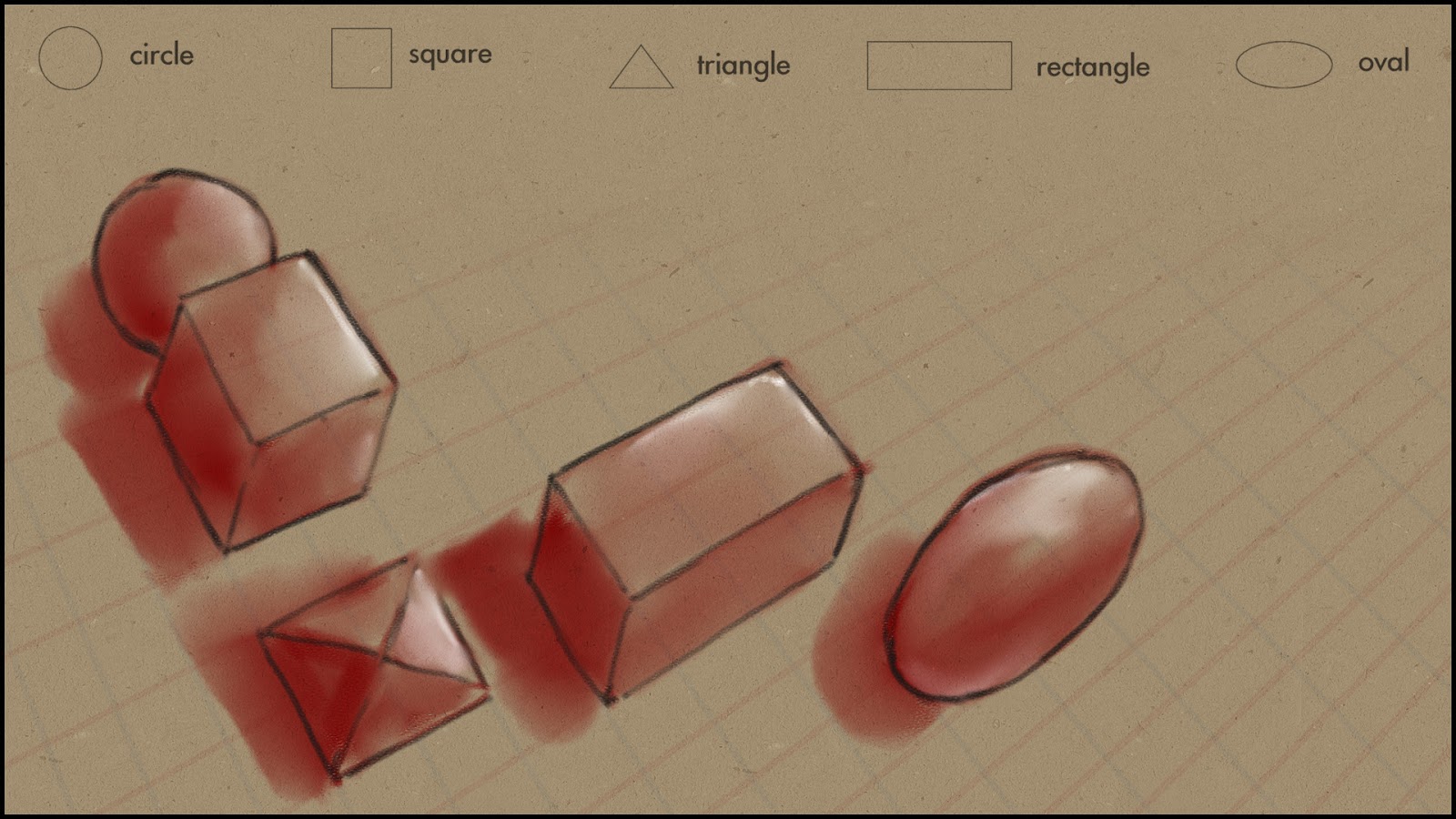 Melissa Almirall FIEA Art Blog: 2D Week 2 (Basics of Drawing Shapes)