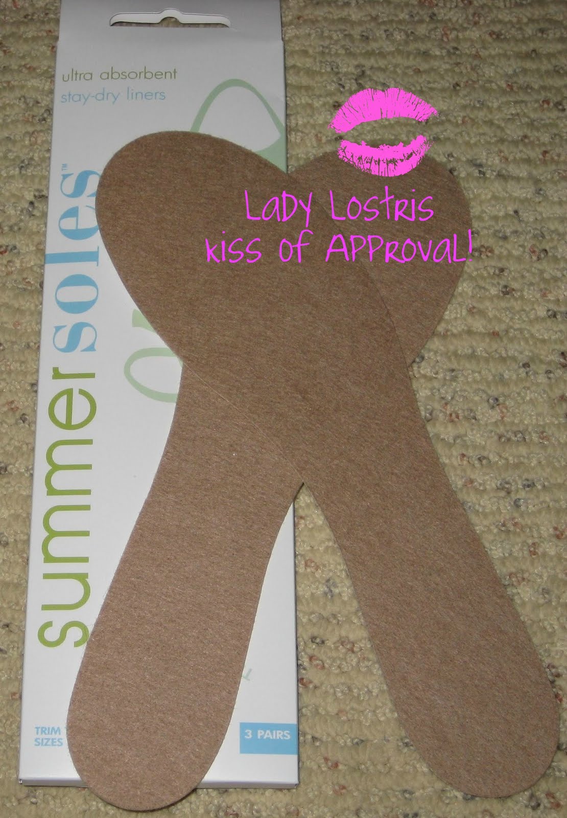 Lady Lostris Beauty: Review: Summer Soles - No More Slippery Feet